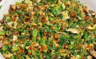 小白菜素馅饺子怎么拌馅_小白菜素馅饺子馅怎么调好吃