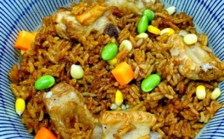 排骨手抓饭怎么做_正宗做法步骤