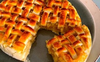 简易苹果派怎么做_苹果派烤箱温度时间