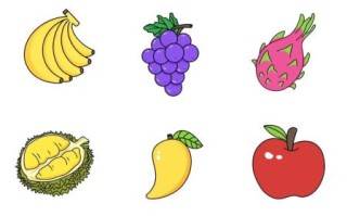 秋天成熟的水果有哪些_简笔画怎么画