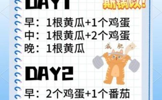 黄瓜鸡蛋减肥5天瘦十斤真的假的_科学原理与实操指南