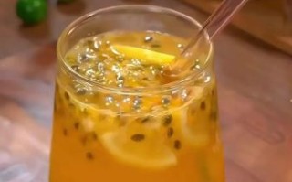 百香果柠檬茶怎么做_百香果柠檬茶热量高吗