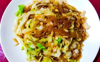 洋白菜炒粉丝怎么做_洋白菜炒粉丝热量高吗