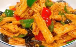 青椒炒腐竹怎么做_青椒炒腐竹热量高吗