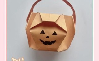 折纸南瓜灯笼怎么做_万圣节折纸教程