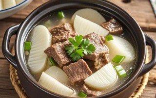 牛排骨炖白萝卜怎么做好吃_牛排骨炖萝卜的家常做法