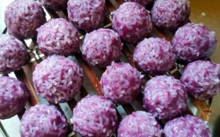 炸紫薯丸子家常做法_紫薯丸子怎么做不吸油