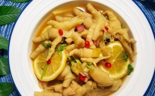 柠檬鸡爪怎么做才入味_柠檬鸡爪图片大全图