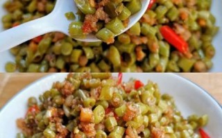 酸豆角炒什么好吃_酸豆角炒肉末做法