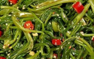 凉拌空心菜梗怎么做好吃_空心菜梗焯水几分钟