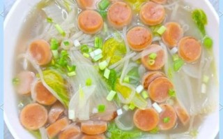 火腿娃娃菜汤的做法_火腿娃娃菜汤怎么做好喝