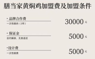 黄焖鸡加盟费多少钱_黄焖鸡加盟条件有哪些