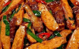 小炒香干怎么做_香干炒什么配菜最下饭