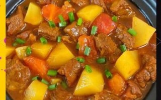 土豆炖牛肉高压锅做法_高压锅炖多久才软烂