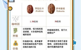 阿拉比卡咖啡豆和罗布斯塔咖啡豆的区别_哪个更好喝