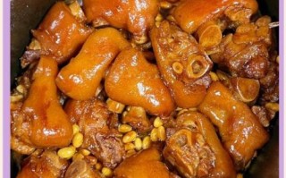黄豆猪蹄怎么炖才软糯_黄豆猪蹄高压锅做法