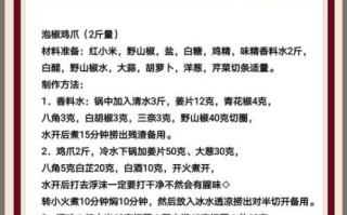 泡椒鸡爪怎么做_泡椒鸡爪的配料有哪些