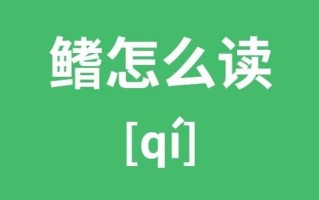 鱼鳍怎么读_鱼鳍的作用有哪些