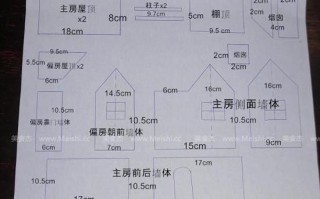 姜饼屋图纸怎么画_姜饼屋图纸尺寸是多少