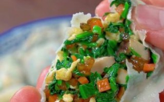 香菇鸡蛋素饺子馅怎么做_香菇鸡蛋饺子馅调法