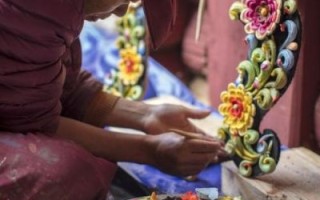 酥油花图片_酥油花制作工艺