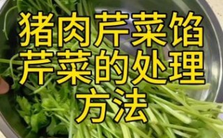 芹菜猪肉饺子馅怎么调味_芹菜猪肉饺子馅的做法