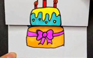 生日蛋糕图片大全简笔画_怎么画简单又好看