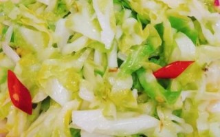 炒圆白菜丝怎么炒好吃_圆白菜丝炒多久才脆