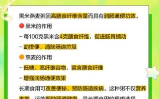 黑米燕麦粥的功效与作用_适合什么人吃