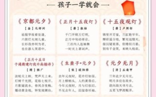 元宵节古诗名句有哪些_如何写出节日氛围