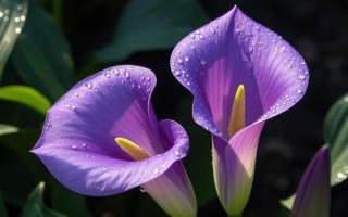 紫色马蹄莲花语是什么_紫色马蹄莲适合送谁