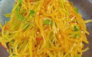 土豆丝怎么炒才脆_炝土豆丝最好吃的做法