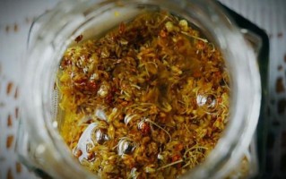 鲜桂花怎么处理_桂花酱的做法