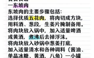 东坡肉怎么做才好吃_家庭做法步骤详解