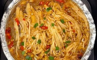 锡纸粉丝金针菇怎么做_烤箱温度时间设置