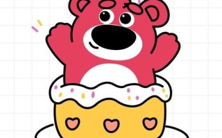 卡通草莓蛋糕图片_怎么画简单又可爱