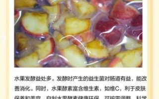 自制水果酵素怎么做_水果酵素的功效与作用