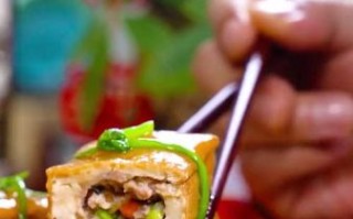 鲁菜豆腐箱怎么做_正宗豆腐箱配方