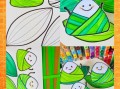 幼儿园手工制作粽子怎么做_幼儿园粽子手工简单教程