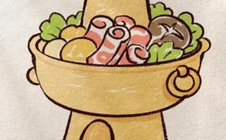 火锅简笔画怎么画_火锅简笔画图片大全