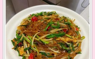 豆芽粉条怎么炒不粘锅_家常豆芽粉条做法