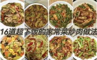 肉菜大全家常怎么做_肉菜搭配技巧