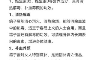 鸽子蛋营养价值高吗_鸽子蛋的功效与作用