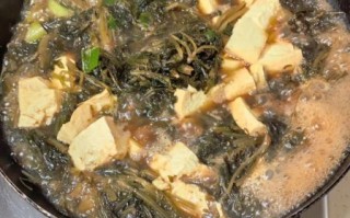 雪里红炖豆腐家常做法_雪里红炖豆腐怎么做