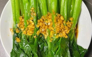 广东蒜蓉菜心怎么做_蒜蓉菜心焯水多久
