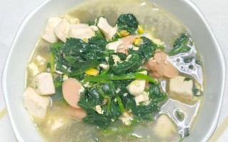 菠菜豆腐汤的做法_菠菜豆腐汤的功效