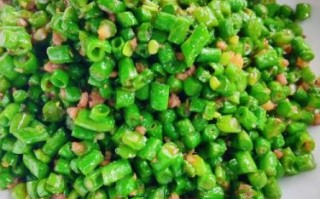 豆角米炒肉末怎么做_豆角米炒肉末家常做法