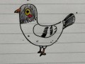 鸽子怎么画_鸽子简笔画步骤