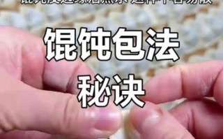 元宝馄饨怎么包_元宝馄饨包法视频教程