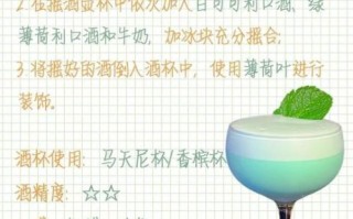 青草蜢鸡尾酒做法_青草蜢鸡尾酒配方比例